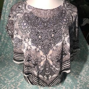 World unity | Tops | Tank Top Paisley Black And White World Unity Brand ...